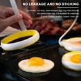 Ihvewuo 4PC Non-Stick Silicone Egg Rings Set: 4-5 Inch Heat Resistant ...