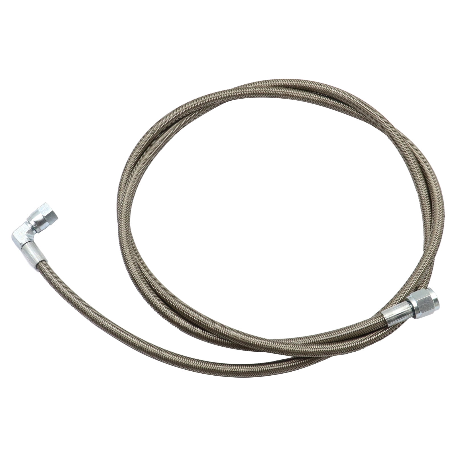 SecosAutoparts Billet Steel Braided Turbo Oil Feed Line 60" Length -4AN ...