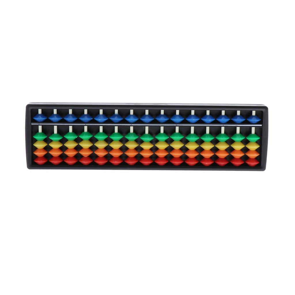Counting Abacus Arithmetic Tool,15 Digit Rods with Colorful Beads, for ...