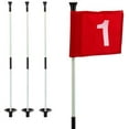 Golf Flagstick, Golf Pole Pin Flagpole Portable Detachable Design ...