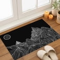 Abstract Line Peaks Door Mat Modern Geometric Lines Sunset Hills ...