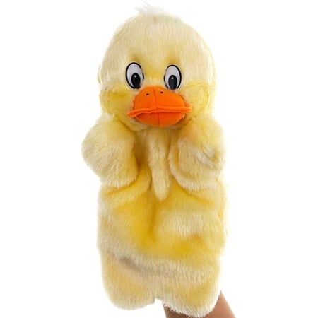 Duck Plush Hand Puppet Plush Animal Toys Farm Animal Storytime Toy Duck ...