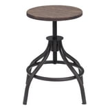 Plato Stool Rustic Wood - Walmart.com
