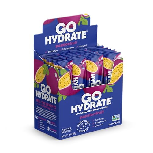 GoHydrate Paquetes de polvo de hidratación instantánea – Mezcla de ...