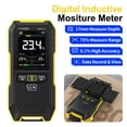 FNIRSI WMT-10 Inductive Wood Moisture Meter Hygrometer Non-contact ...