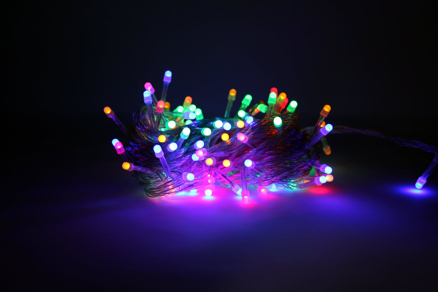 Perfect Holiday - 100 LED 32 ft String Fairy Light Matte with 8 modes ...