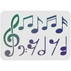 Music Note Stencil Plastic Music Note Drawing Painting Stencils ...