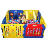 Kidzone Baby Playpen, 8-Panel Safety Gate, Child Activity Center, ASTM ...