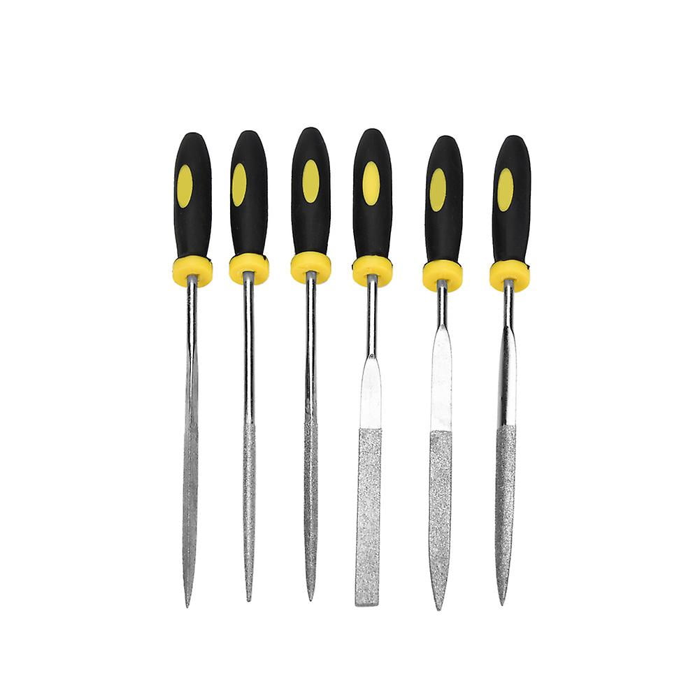 6pcs Metal Filing Mini Files Set Hand Woodworking Rasp Needle File 3 ...