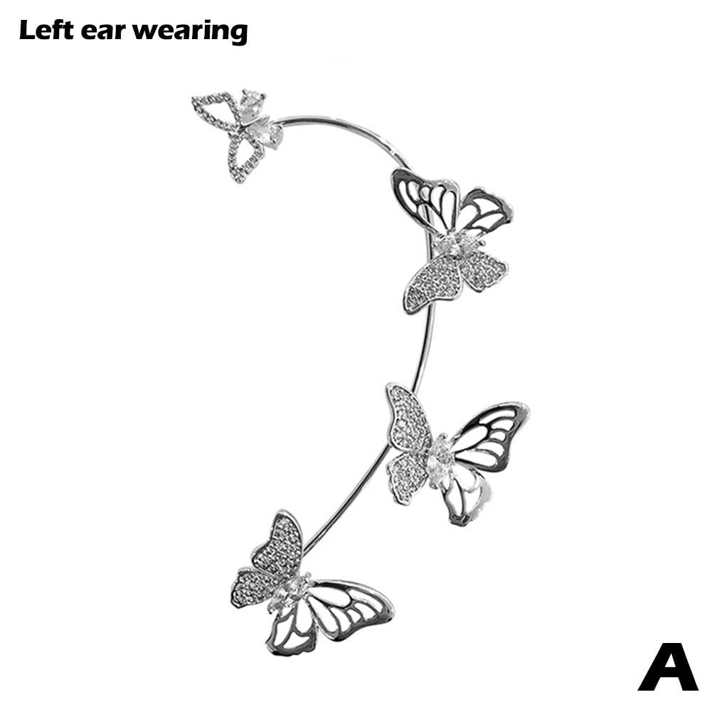 Click here for Dongzhur Nonpiercing Ear Cuff With Zircon Butterfl... prices