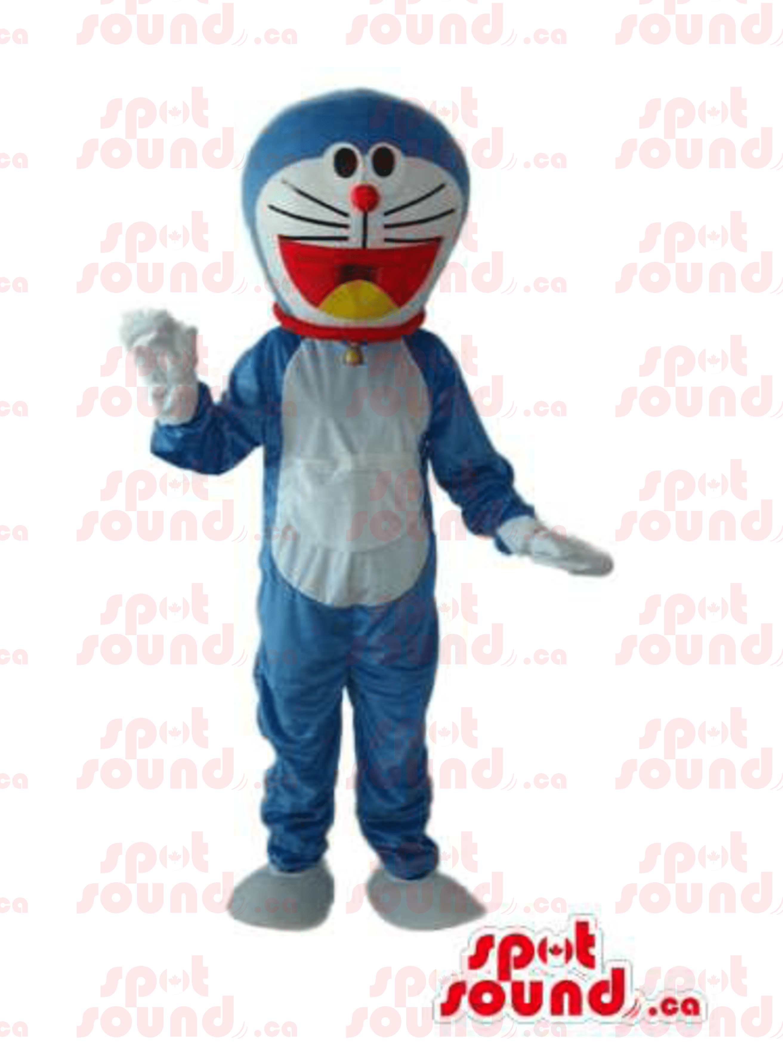 Doraemon Blue Cat Japanese Cartoon Character Plush SPOTSOUND Mascot ...