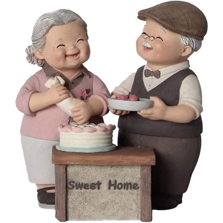 Love Grandparents Resin Wedding Anniversary Gift Elderly Couple ...