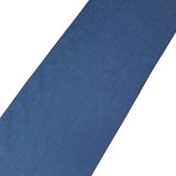 Efavormart 14"x108" Dark Blue Faux Denim Polyester Table Runner For ...
