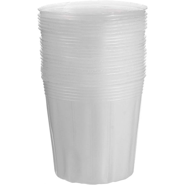 HHHC 40Pcs Clear Plastic Pot Transparent Flower Planter Plant Seedling ...