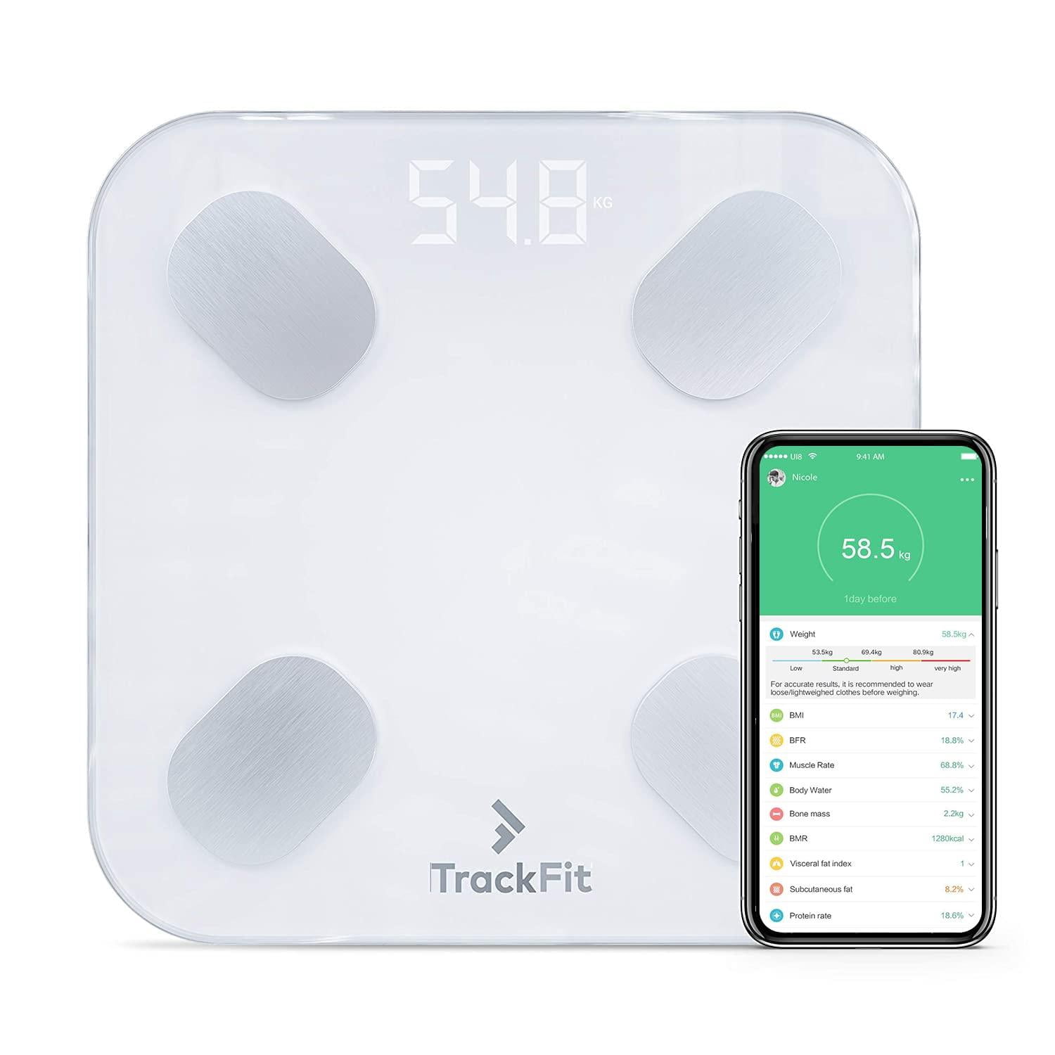 FitTrack Dara Smart BMI Báscula digital – Medir el peso y la grasa ...