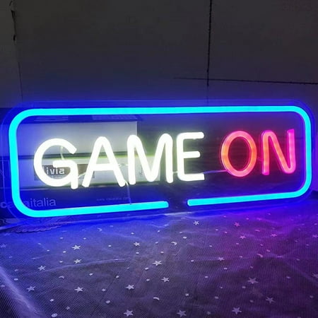 Surrme Neon Game On Neon de Gamer LED Neon Wall Light decoration ...