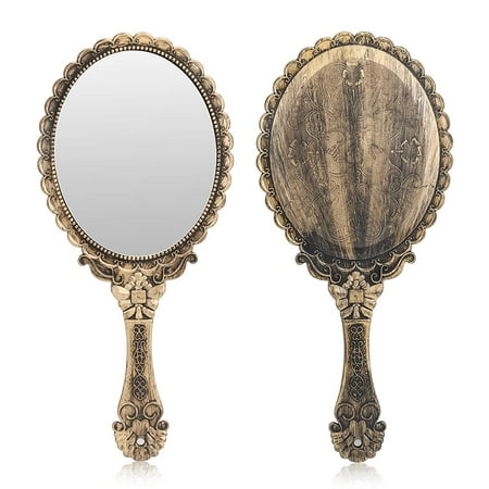 Vintage Handheld Mirror, Small Cute Hand Held Decorative Mirrors for ...