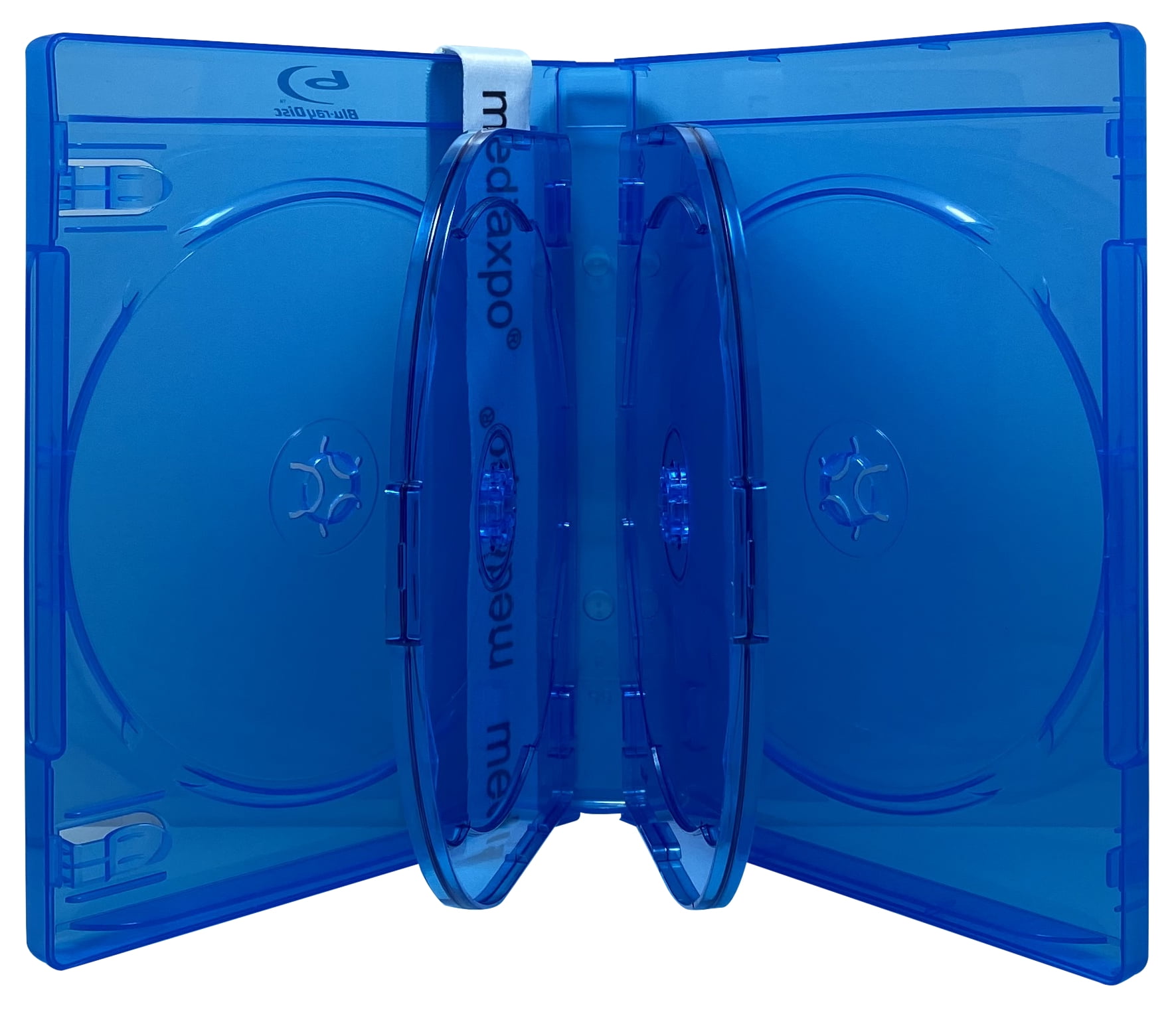 CheckOutStore 10 PREMIUM Blu-Ray 6 Disc DVD Cases - Walmart.com