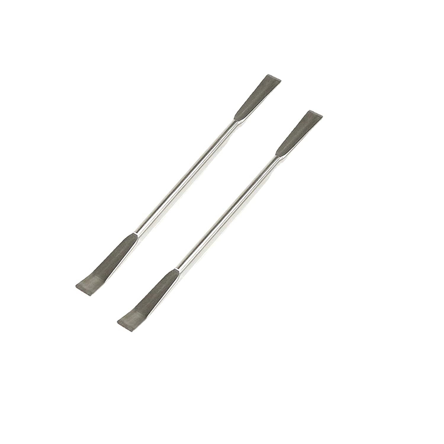 NETSENG2pcs Stainless Steel Micro Lab Scoop Reagent Lab Sampling Spoon ...