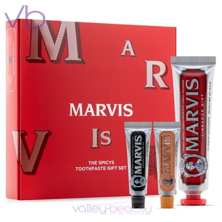 Marvis The Spicys Toothpaste Gift Set | Beautifully Crafted Holiday Box ...