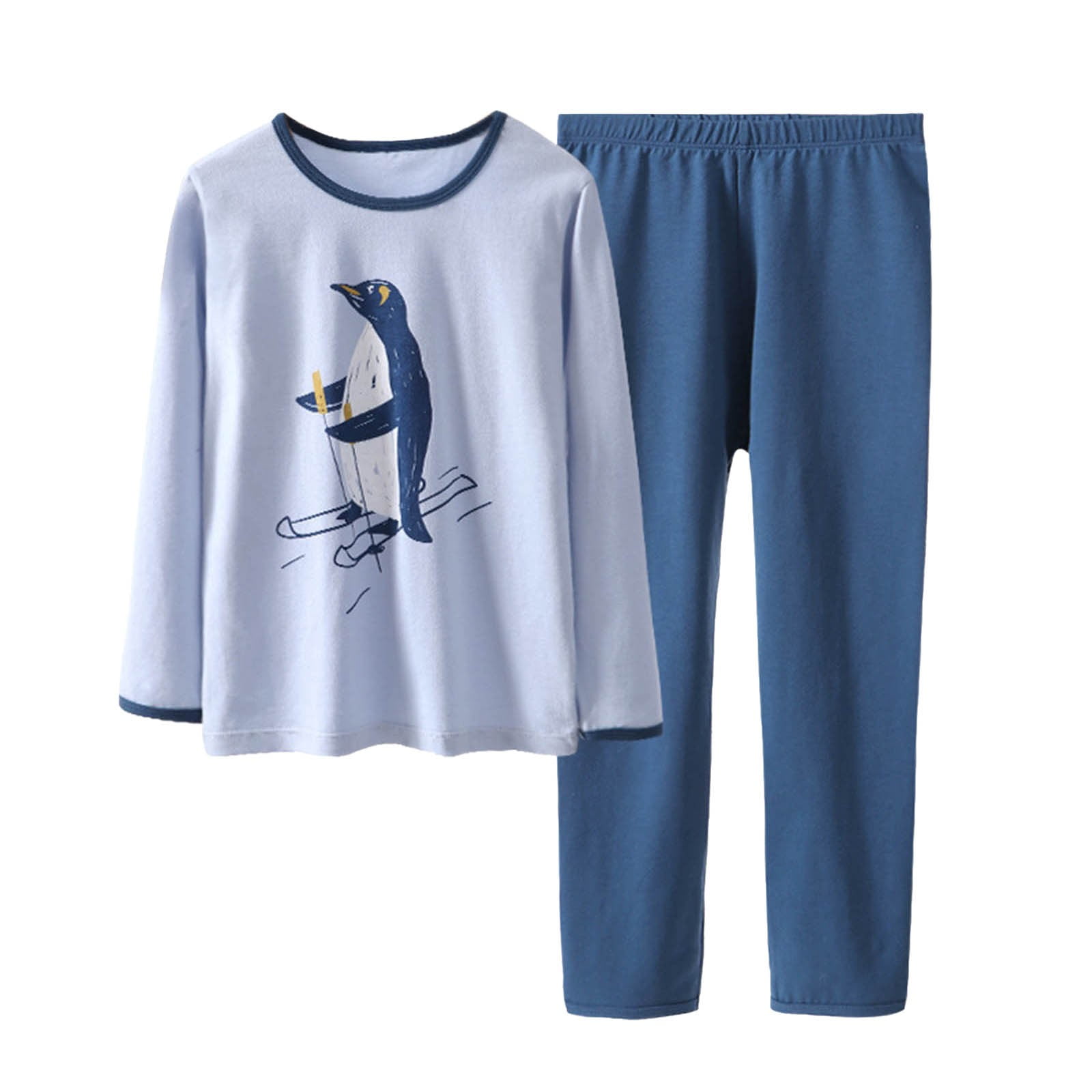 Click here for Icvfdpl Boy Pajamas Winter Thermal With Cute Pengu... prices