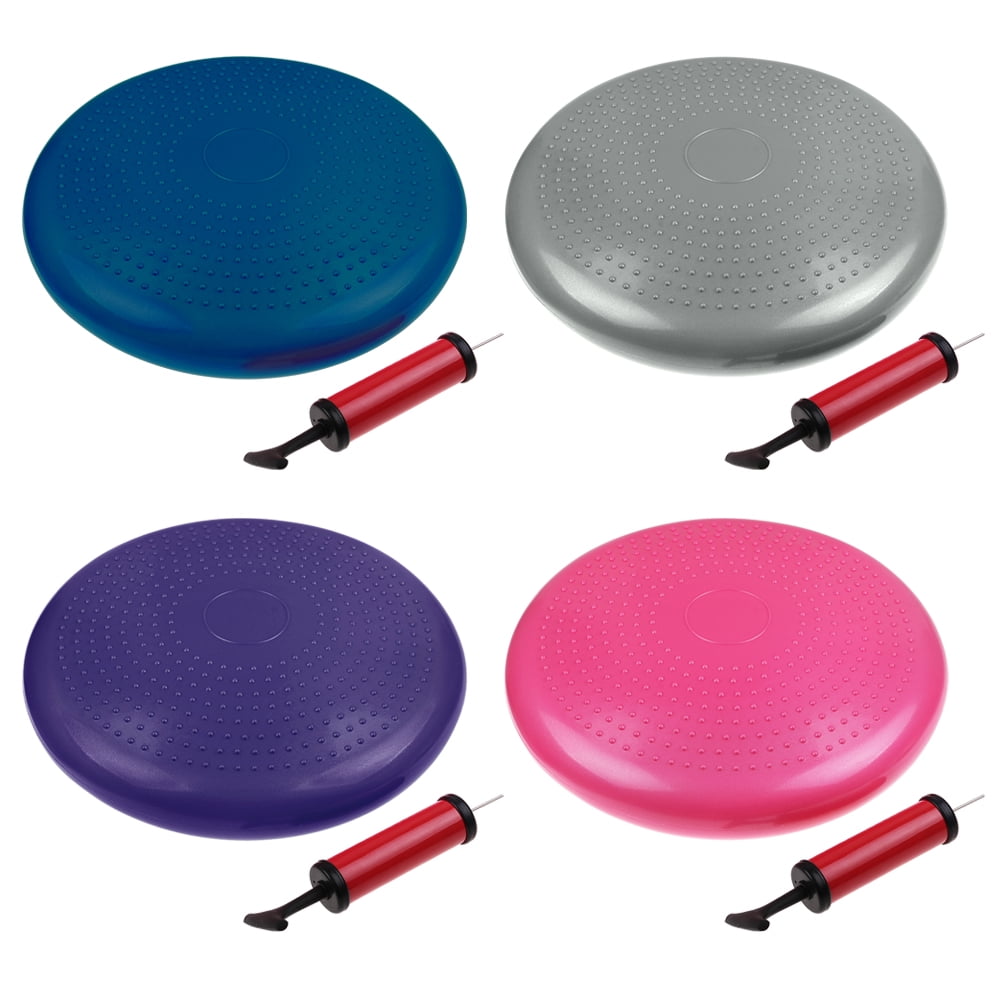 HJZ Inflatable Stability Balance Disc Trainer,Wobble Cushion, Exercise ...