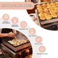 50 Holes Mini Pancake Maker 1800W 110V Commercial Stainless Steel ...