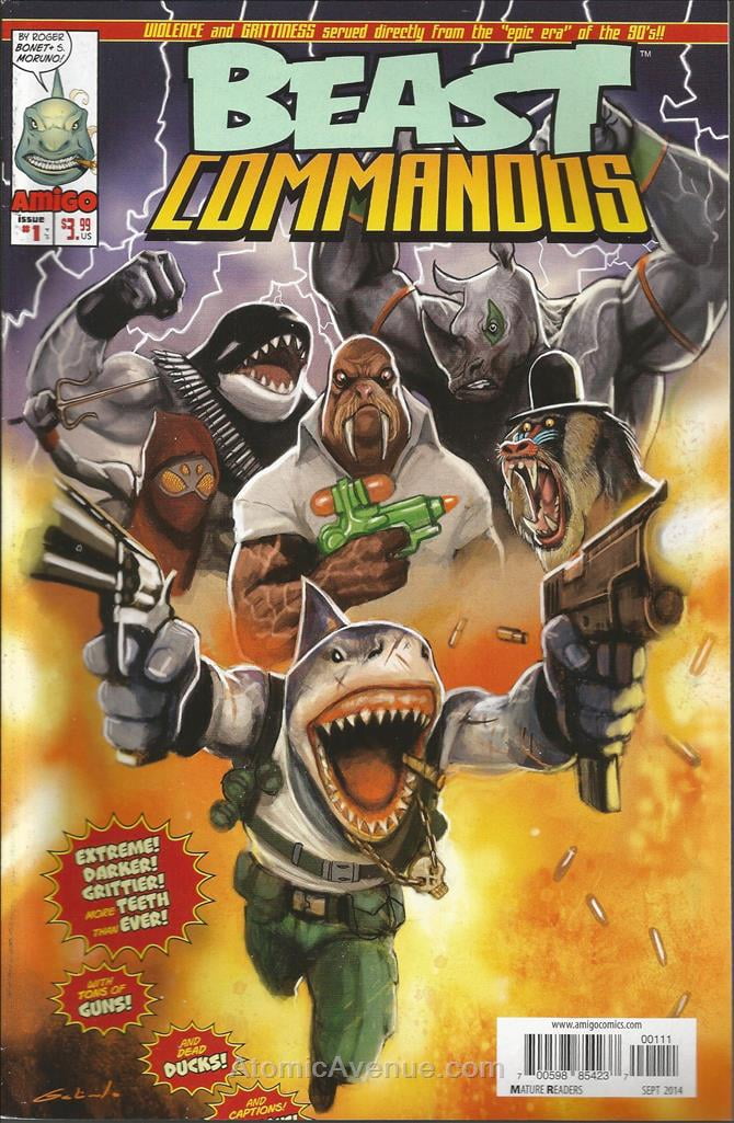 Beast Commandos #1 VF ; Amigo Comic Book - Walmart.com