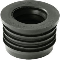 Fernco Schedule 40 4 in. Compression x 3 in. Dia. Compression PVC Donut ...