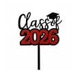 2026 Graduation Cake Topper Reusable Acrylic Congrats Grad Pick Class ...