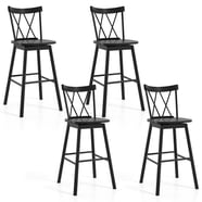 Dycanpo 24'' Wooden Windsor Counter Height Chairs Set of 4, Farmhouse ...
