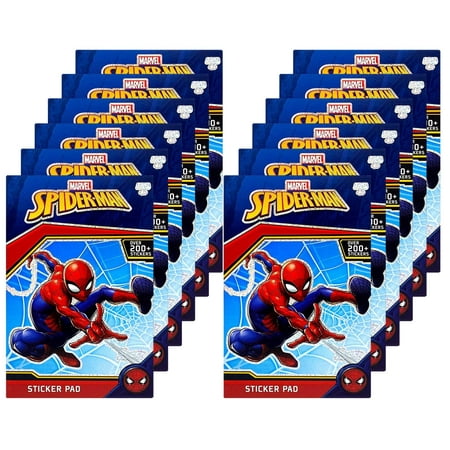 Disney Marvel Spiderman Over 200+ Sticker Pad (12) | Walmart Canada