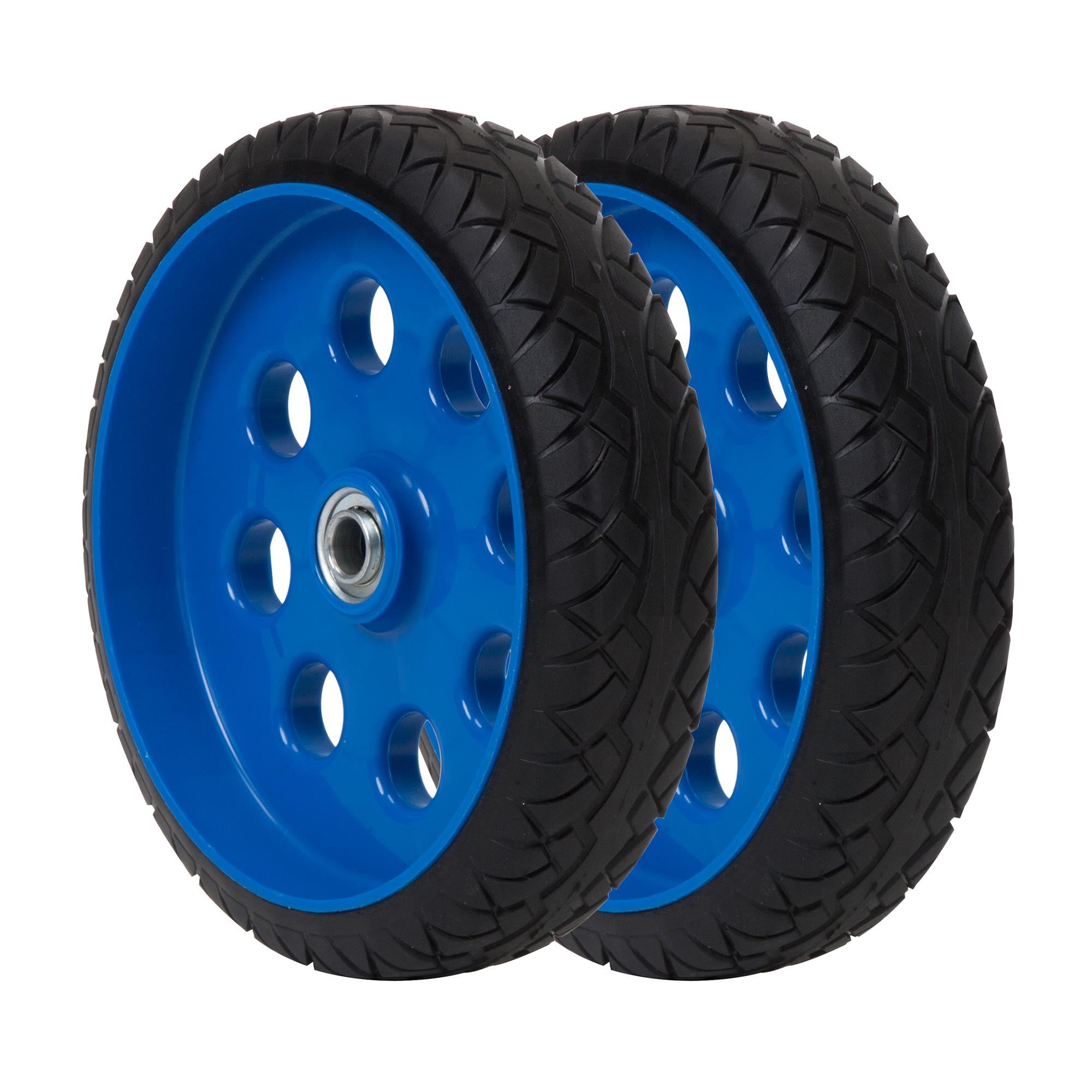 COSCO 10 Inch Low Profile Replacement Wheels For Hand Trucks Flat Free