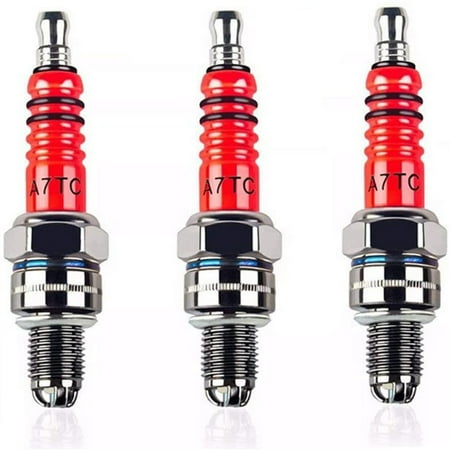 Tongliya 3 ceramic motorcycle spark plugs A7TC fire nozzle ignition ...