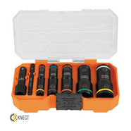 Klein Tools 65300 Impact-Rated Pass Through Socket Set, 1/4" Drive, 32 ...