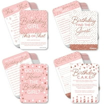 Big Dot of Happiness - 4 Girls Sleepover Party Game Set - 10 Cards Each - Gamerific Bundle ...