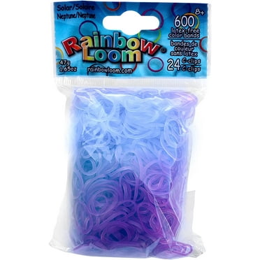 Rainbow Loom- Solar Moon UV, Color Changing Bands Set Kit with 600 ...