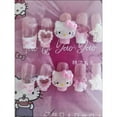 Sanrio Hello Kitty False Nail Kawaii Cartoon Full Cover Press on Fake ...