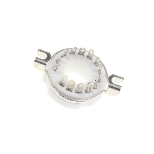 14 Pin Tin Plated Vacuum PCB Tube Tube Socket Top Mount Valve Audio DIY ...