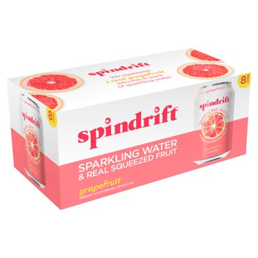 Spindrift Unsweetened Lemon Sparkling Water, 12 Fl Oz, 8 Pack Cans - Walmart.com