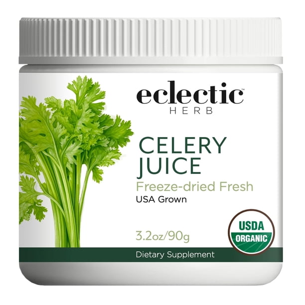 Suplemento nutricional Eclectic Herb, jugo de apio en polvo, 90 g ...