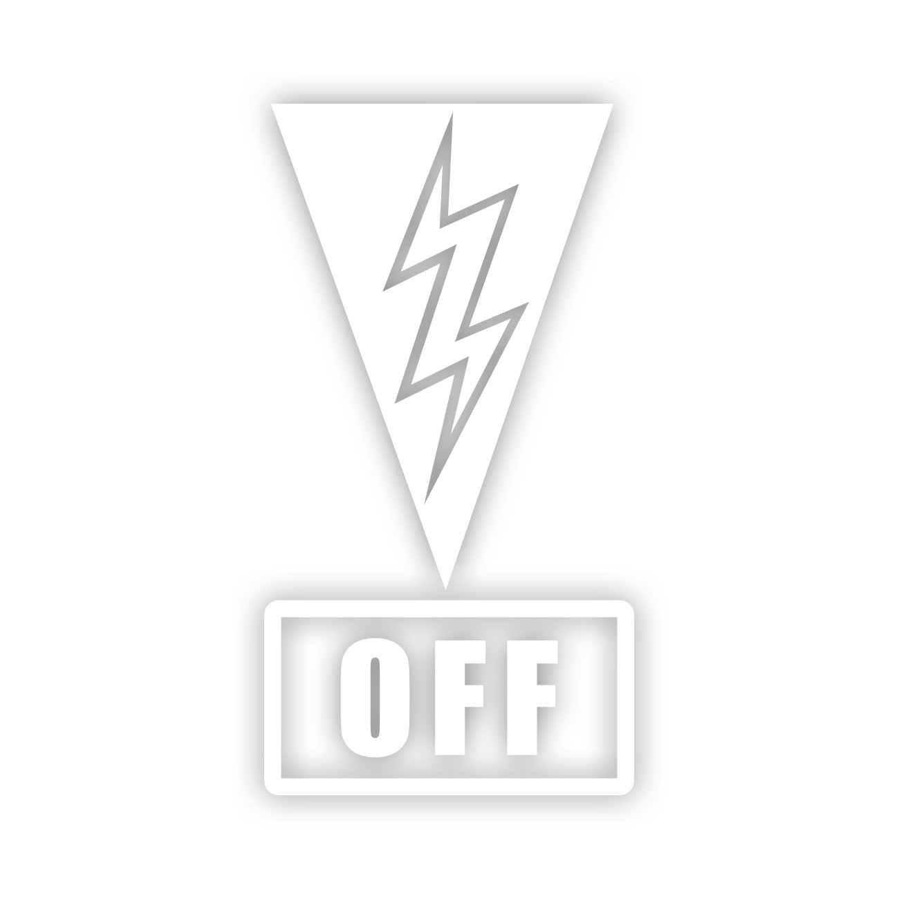 Master Switch OFF Sticker Decal Die Cut - Self Adhesive Vinyl ...