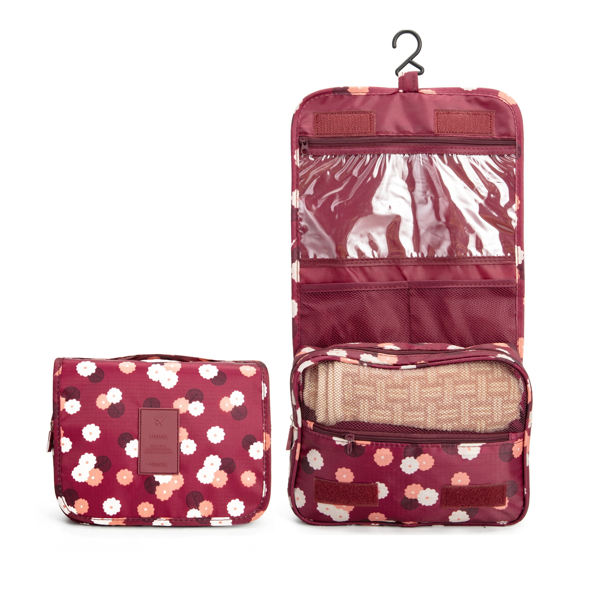 Women Men Household Foldable Hanging Makeup Toiletry Bag Hanging