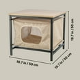 TRIXIE Emmie Indoor Cat Condo, Cat Bed Side Table, Cat Hideaway Cave ...