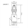 DC 12V 24V Car Switch Power Socket With LED Indicator -Cigarette ...