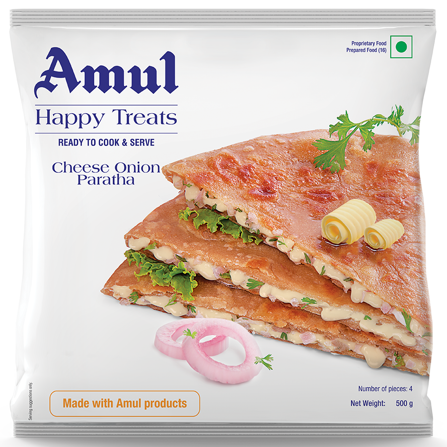 Click here for Amul Cheese Onion Paratha 500g 500g prices
