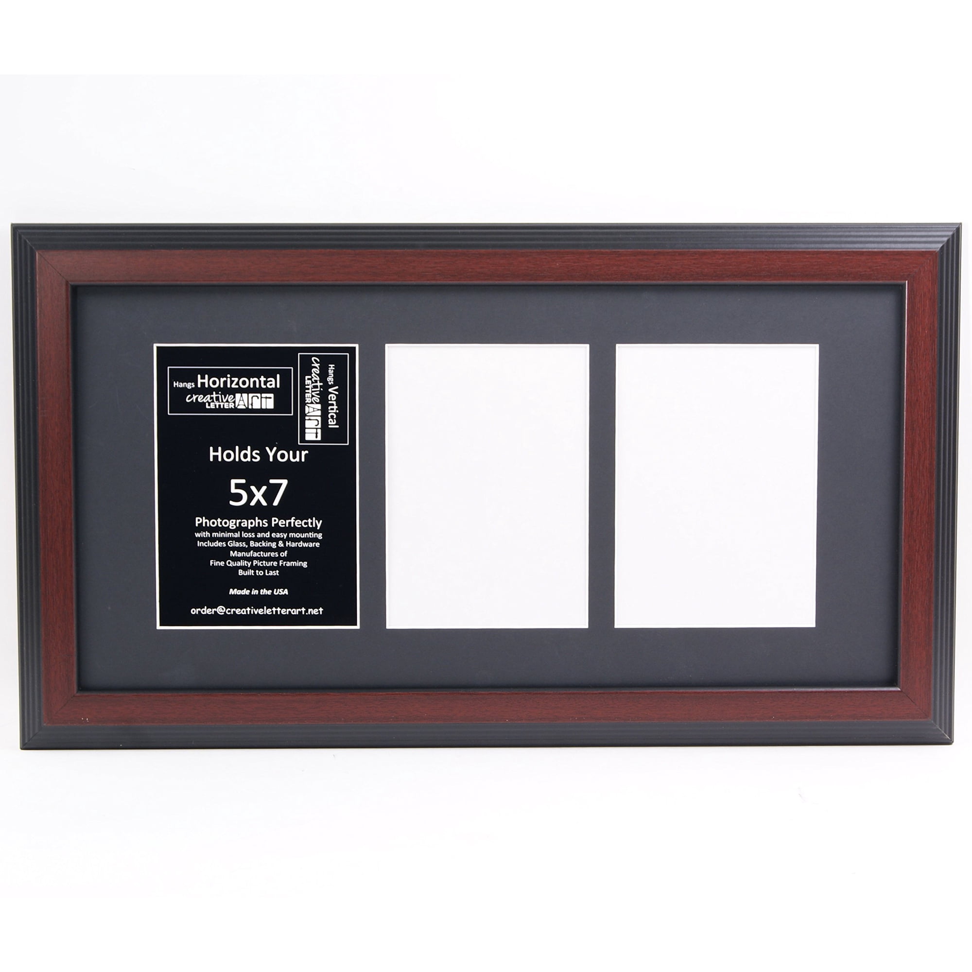 Click here for Creative Letter Art 3 Opening Mahogany Picture Fra... prices