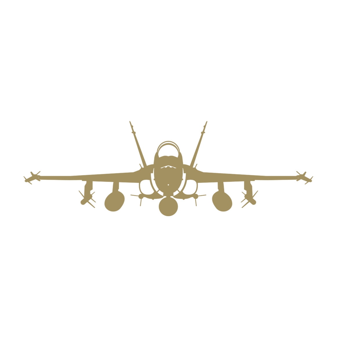 F/A-18 Hornet Sticker Decal Die Cut - Self Adhesive Vinyl ...