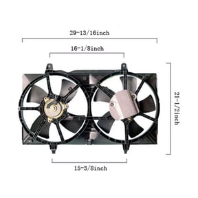 Dorman 620-951 Engine Cooling Fan Assembly for Specific Chevrolet ...