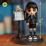 Wednesday Deluxe 6-inch Articulated Figure, 11-pieces, Interchangeable ...